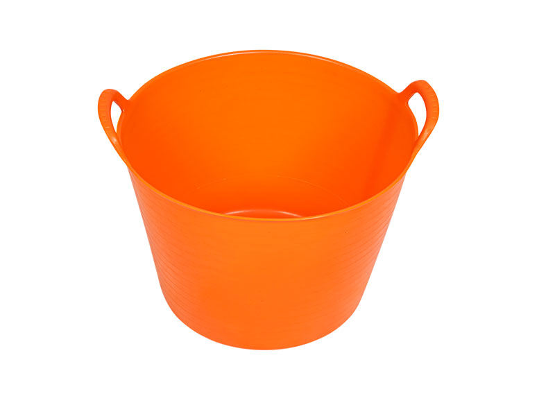 Flexi-Tub 42L Orange Recycled Plastic – Tiger Building Products