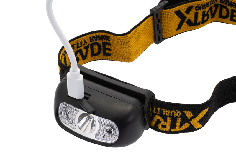 Rechargeable LED Head Torch 200 Lumen – Tiger Building Products