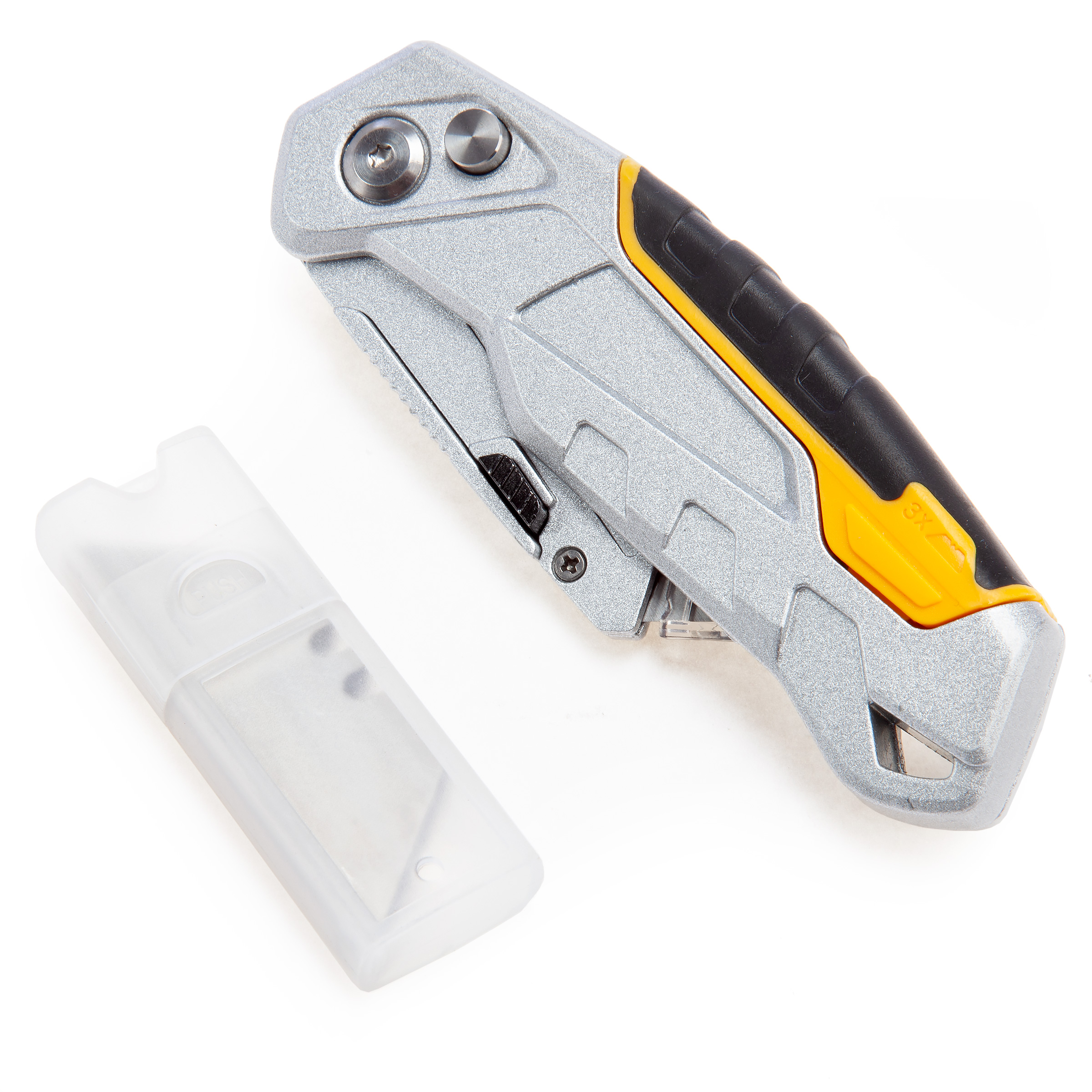 Folding Utility Knife with 10 Blades – Tiger Building Products