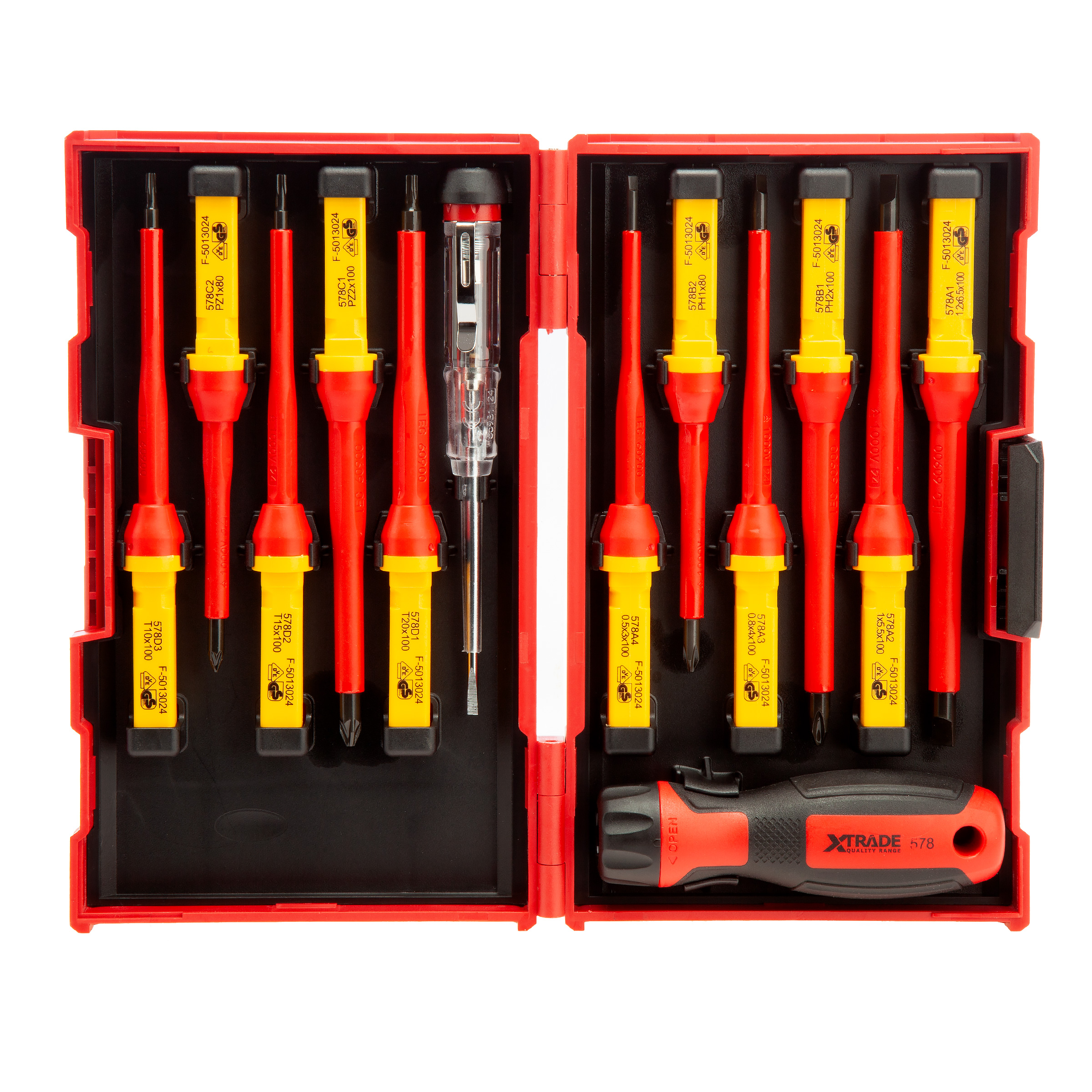13 Piece Interchangeable VDE Screwdriver Set – Tiger Building Products