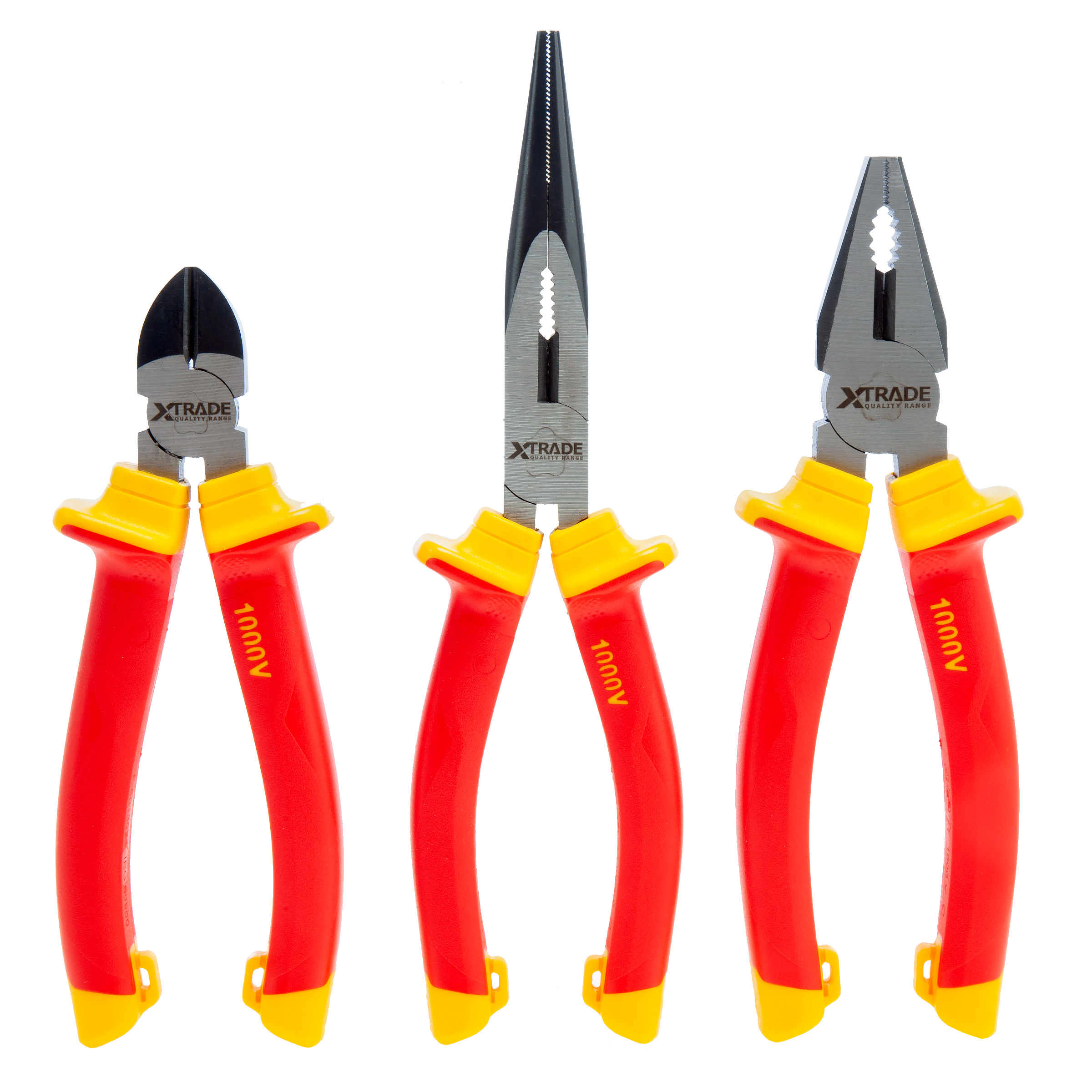 3 Piece VDE Plier Set – Tiger Building Products