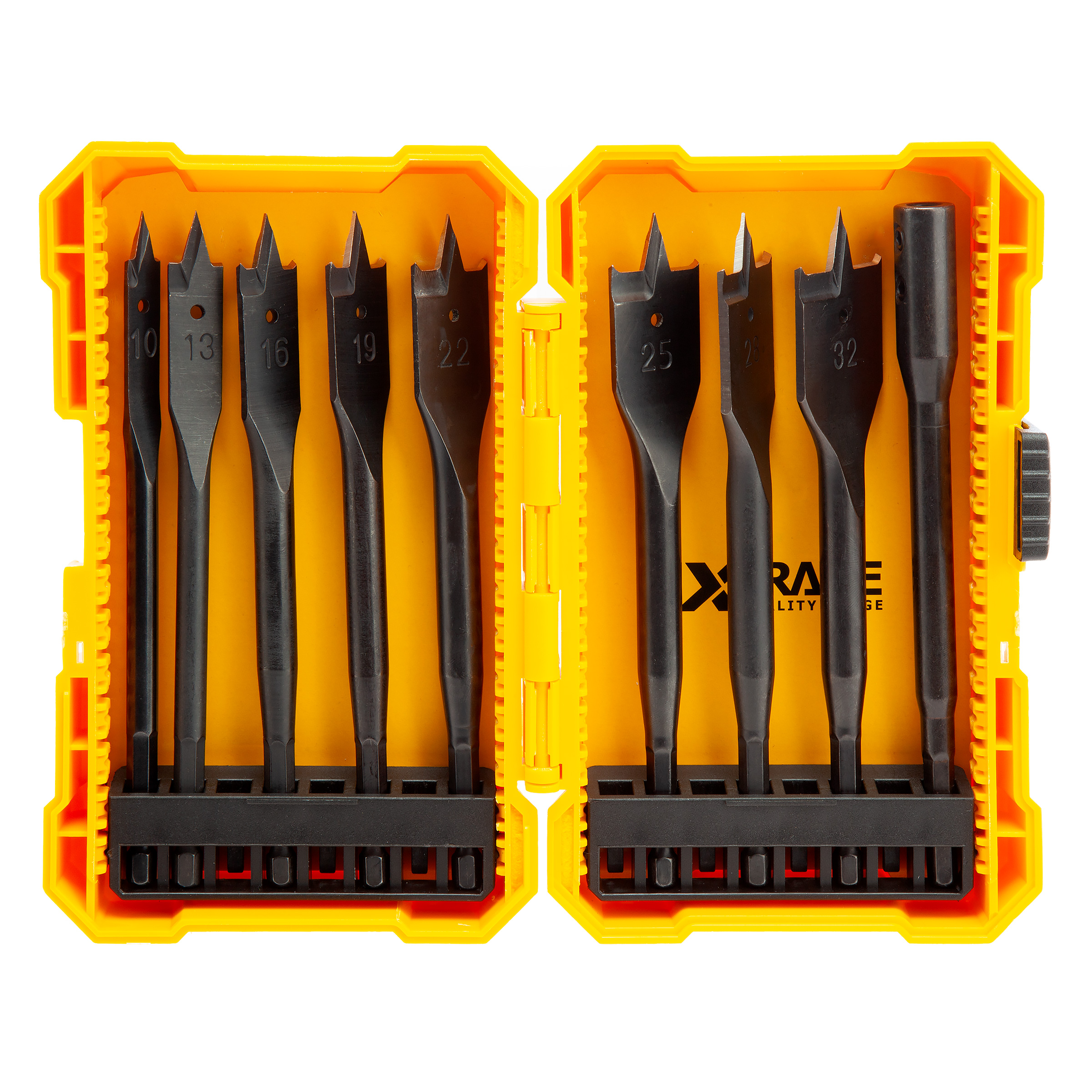 9 Piece Flat Bit Set – Tiger Building Products
